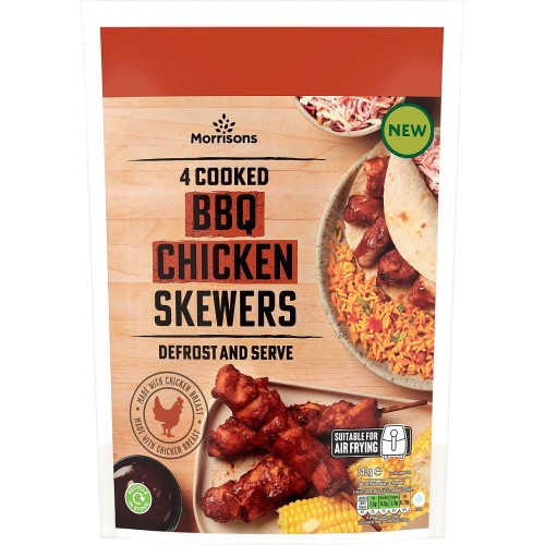 Morrisons BBQ Chicken Skewers (340g) - Compare Prices & Where To Buy ...
