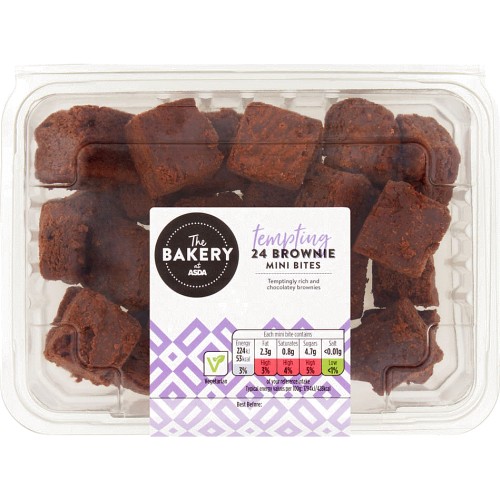 The BAKERY at ASDA 24 Mini Brownie Bites (24) - Compare Prices & Where ...