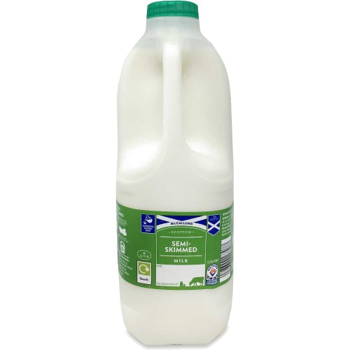McCallums Scottish Semi Skimmed Milk (2 Litre) - Compare Prices & Where ...