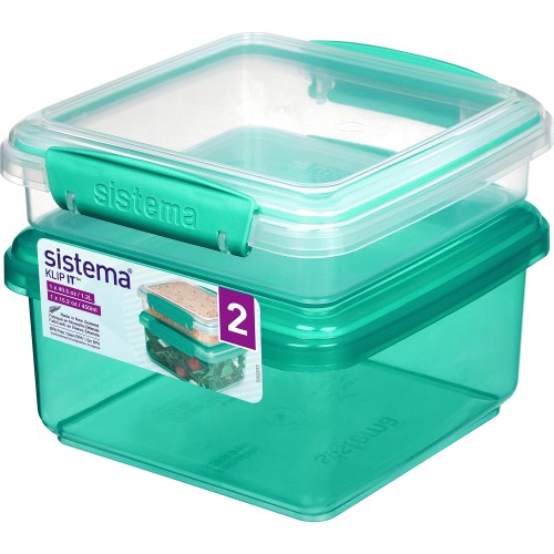 Sistema Sandwich Box & Lunch Plus (2 x 450ml, 1.2l) - Compare Prices ...