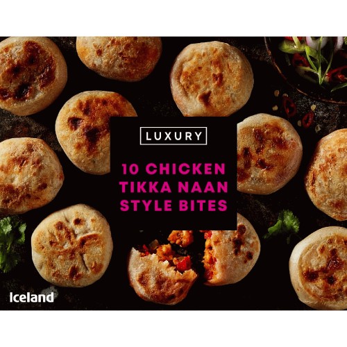 Iceland 10 Chicken Tikka Naan Style Bites (250g) - Compare Prices ...