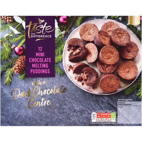 Sainsbury's Chocolate Mini Melting Puds Taste the Difference (324g ...
