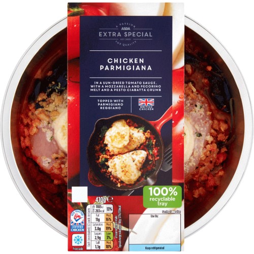 ASDA Extra Special Chicken Parmigiana (410g) - Compare Prices & Where ...