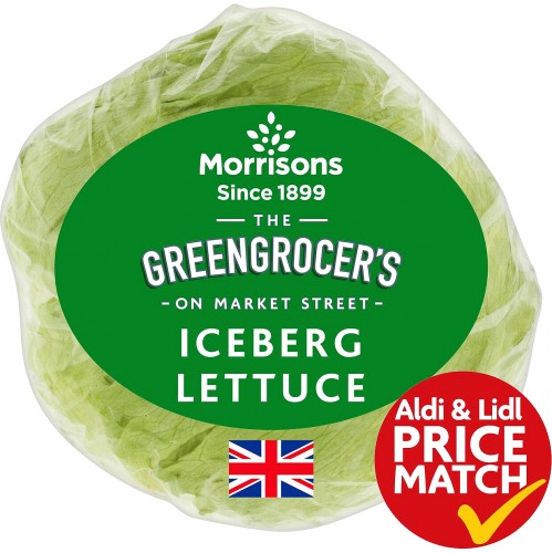 Morrisons Iceberg Lettuce - Compare Prices & Where To Buy - Trolley.co.uk