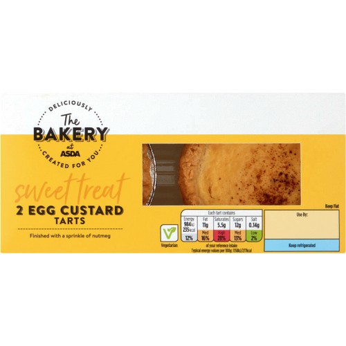 The BAKERY at ASDA 2 Egg Custard Tarts (2) - Compare Prices & Where To ...