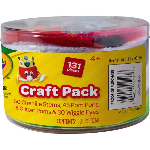 Crayola 131-Piece Craft Tub - Compare Prices & Where To Buy - Trolley.co.uk