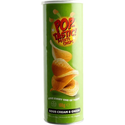 Pop Tastic Potato Crisps Sour Cream & Onion (160g) - Compare Prices & Where To Buy - Trolley.co.uk