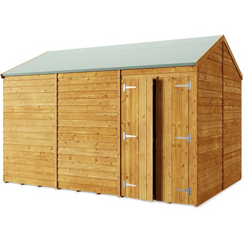 StoreMore 12x8ft Double Door Overlap Apex Shed - Compare Prices & Where ...