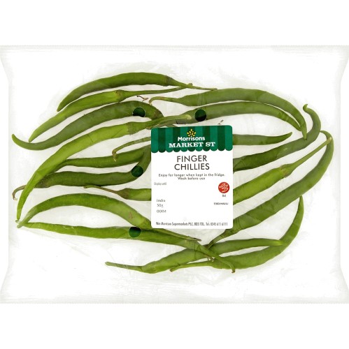 Morrisons Finger Chillies (50g) - Compare Prices & Where To Buy ...