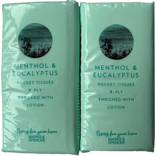 M&S Menthol & Eucalyptus Pocket Tissues (2x10) - Compare Prices & Where ...