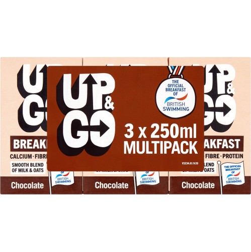 UP&GO Chocolate Multipack (3 x 250ml) - Compare Prices & Where To Buy ...