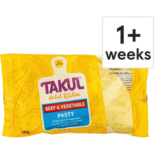 Takul Halal Kitchen Beef & Vegetable Pasty (140g) - Compare Prices ...