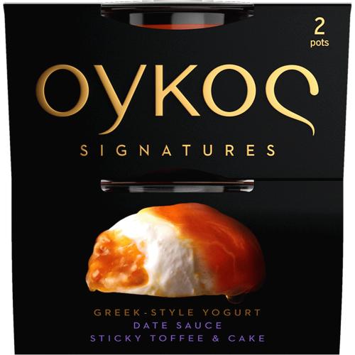 Oykos Signatures Sticky Toffee Greek Style Yogurt (2 x 105g, 210g ...