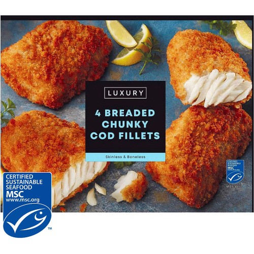 Young's Simply Breaded 4 Cod Fillets (400g) - Compare Prices - Trolley ...