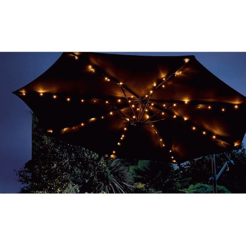 Nutmeg Solar Parasol String Lights - Compare Prices & Where To Buy ...