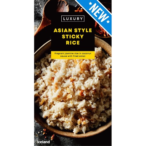 Iceland Luxury Asian Style Sticky Rice (265g) - Compare Prices & Where ...