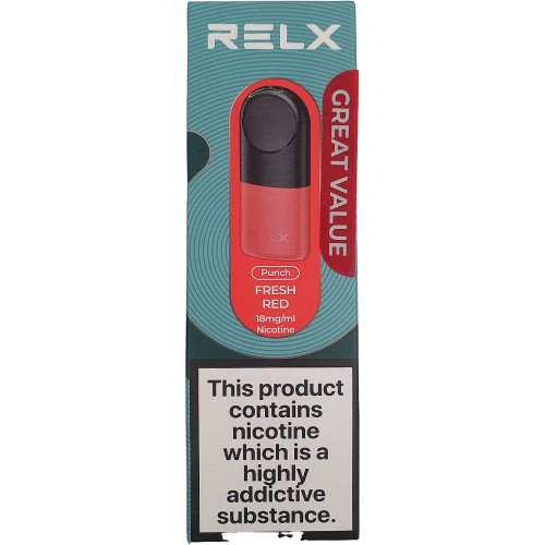 Relx Pod Fresh Red (18mg) - Compare Prices & Where To Buy - Trolley.co.uk