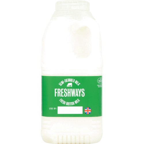 Freshways Semi-Skimmed Milk (1pt, 568ml) - Compare Prices & Where To ...