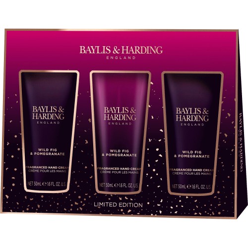 Baylis & Harding Wild Fig & Pomegranate Hand Cream Set (3 x 50ml) - Compare Prices & Where To ...