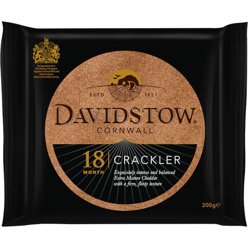 Davidstow Crackler Cornish Extra Mature Cheese (200g) - Compare Prices ...