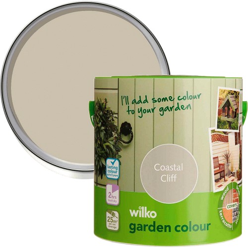 Wilko Garden Colour Coastal Cliff Exterior Paint 2.5 Litre Compare Prices Where To Buy Trolley