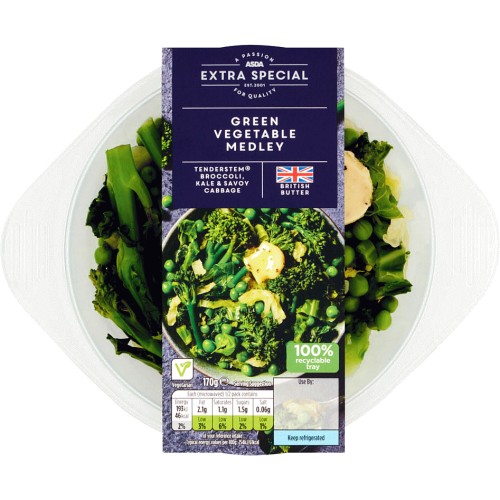 ASDA Extra Special Green Vegetable Medley (170g) - Compare Prices ...