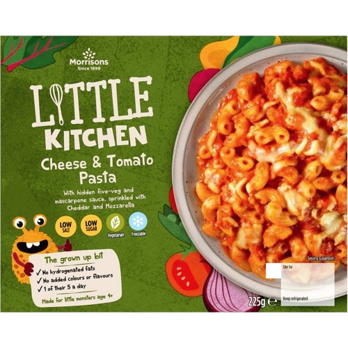 Morrisons Little Kitchen Cheese & Tomato Pasta (225g) - Compare Prices ...