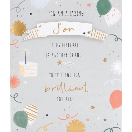George Home Son Birthday Card - Compare Prices & Where To Buy - Trolley ...
