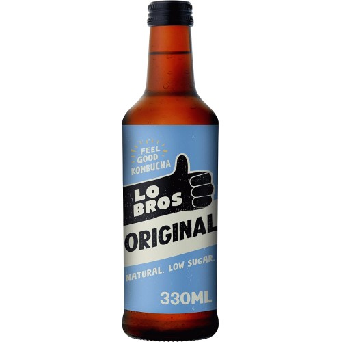 Lo Bros Kombucha Original Low Sugar (330ml) - Compare Prices & Where To ...