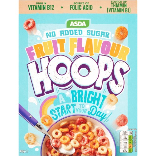 ASDA Fruit Flavour Hoops (350g) - Compare Prices & Where To Buy ...