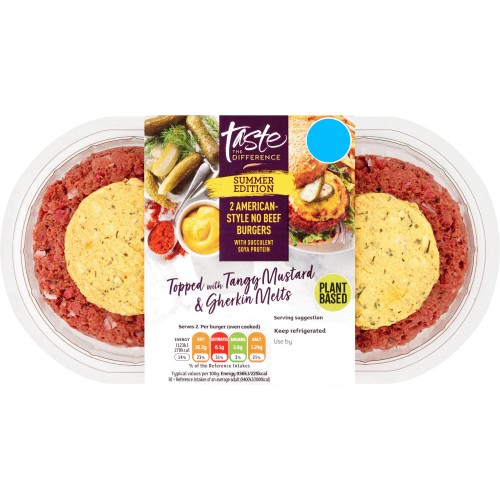 Sainsbury's American-Style No Beef Burgers Summer Edition Taste the ...