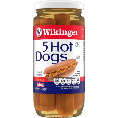 Wikinger Spicy Hotdogs (5 x 380g) - Compare Prices & Where To Buy ...