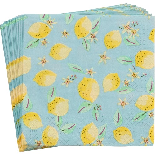 Habitat Blue Lemons Napkin (20) - Compare Prices & Where To Buy ...