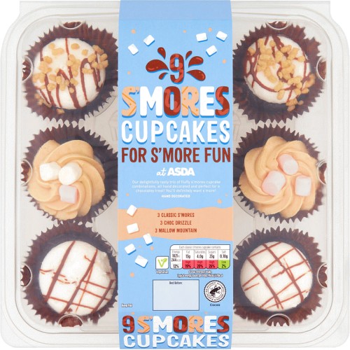 The BAKERY at ASDA 9 S'mores Cupcakes (9) - Compare Prices & Where To ...