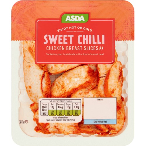 ASDA Sweet Chilli Chicken Breast Slices (180g) - Compare Prices & Where ...