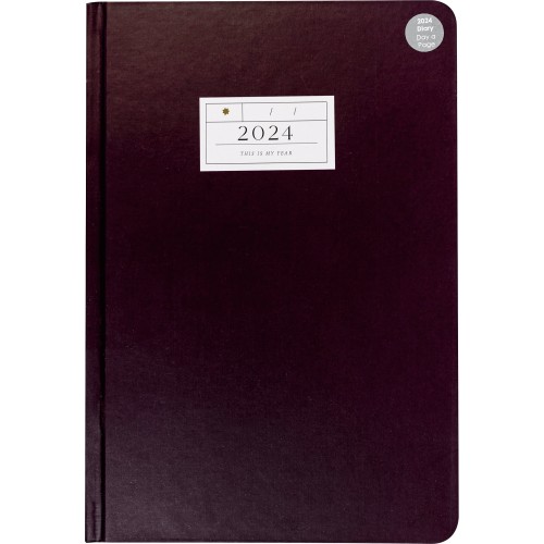 Maroon 2024 Diary A5 DTP - Compare Prices & Where To Buy - Trolley.co.uk