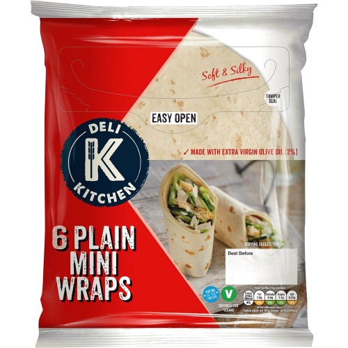 Mission Deli 6 Wheat & White Mini Wraps (6 x 186g) - Compare Prices - Trolley.co.uk