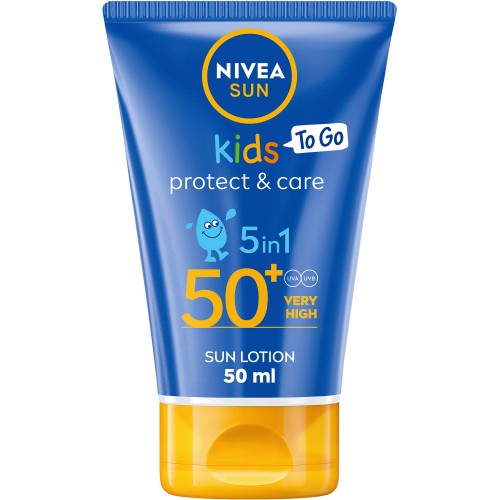 Nivea Sun Kids Suncream Pocket Size Lotion SPF 50+ Protect & Moisture ...