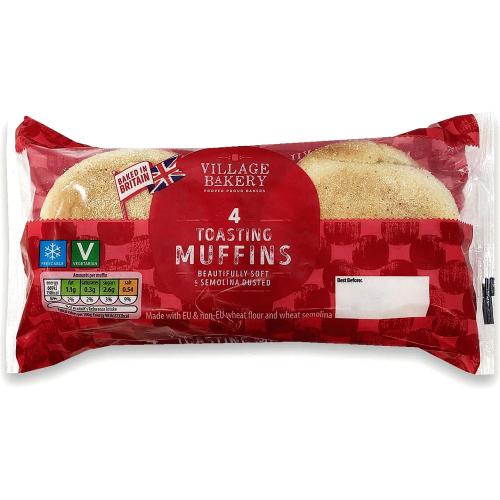 Village Bakery 4 Toasting Muffins (272g) - Compare Prices & Where To ...