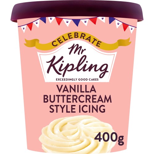 Mr Kipling Vanilla Buttercream Icing (400g) - Compare Prices & Where To ...