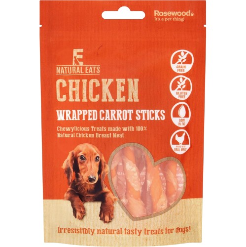 Rosewood Chicken Wrapped Carrot Sticks Dog Treat (70g) - Compare Prices ...