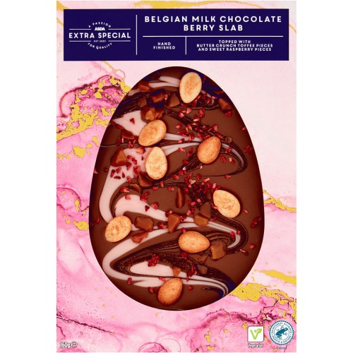 ASDA Extra Special Belgian Milk Chocolate Berry Slab (160g) - Compare ...