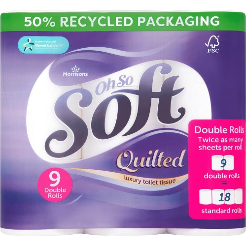 Andrex Toilet Rolls Classic Clean Mega Toilet Tissues 12x18x or Rolls ...