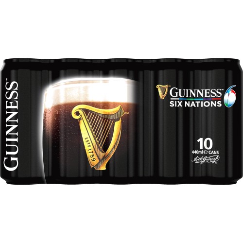 Guinness Draught Stout Beer Cans (10 x 440ml) - Compare Prices & Where ...