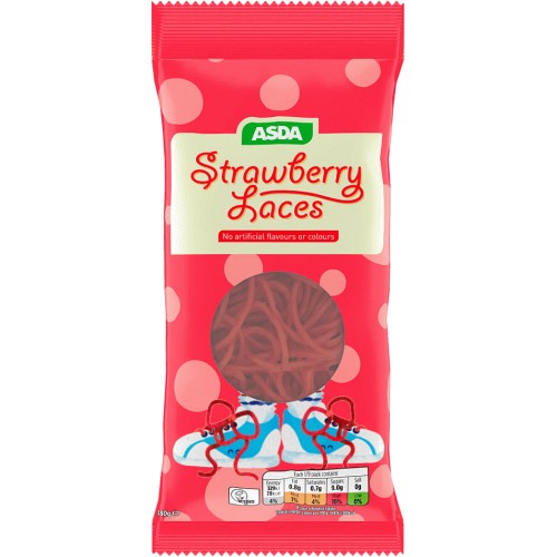 ASDA Strawberry Laces (40g) - Compare Prices & Where To Buy - Trolley.co.uk