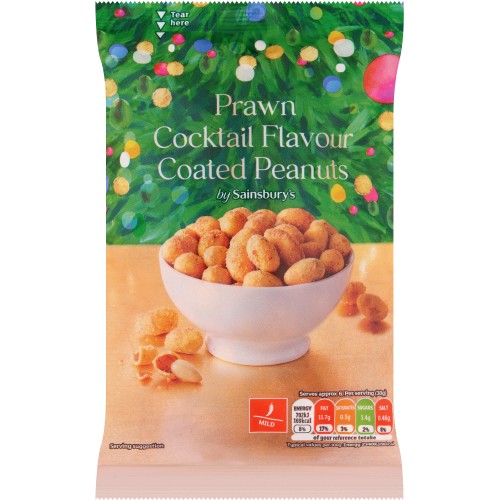 Sainsbury's Prawn Cocktail Flavour Coated Peanuts (200g) - Compare ...
