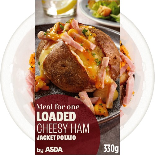 ASDA Meal for One Loaded Cheesy Ham Jacket Potato (330g) - Compare ...