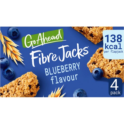 Go Ahead! Fibre Jacks Blueberry Flavour (4 x 33g) - Compare Prices ...