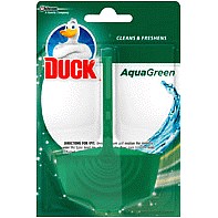 Toilet Duck Solid Rim Block Cleaning & Freshness (Aqua Green) (2Pack ...
