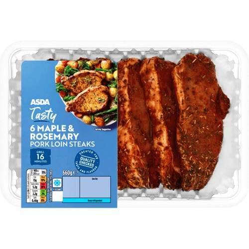 ASDA Delicious Chinese Style Pork Loin Steaks & Salt & Chilli Pork ...